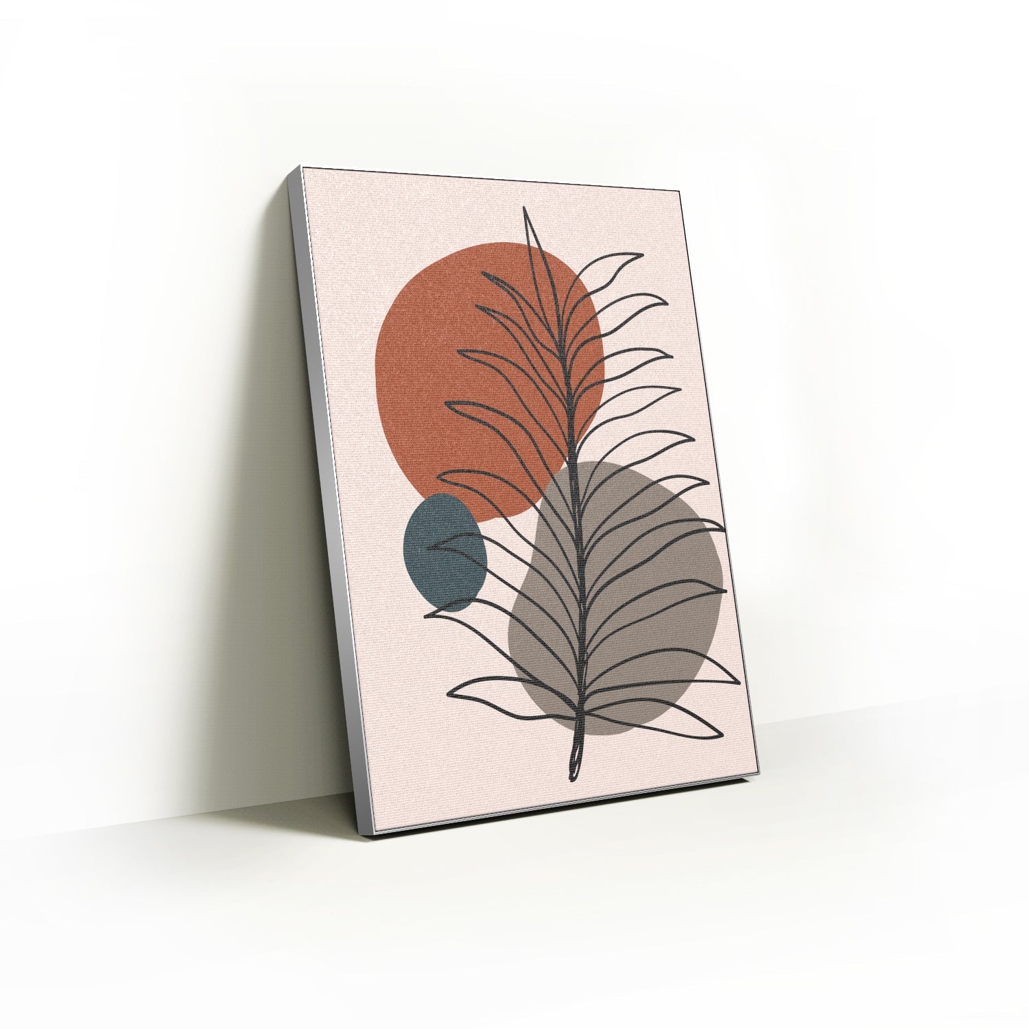 Modern Minimal Print - Abstract Pebbles - Stylish Interior Enhancement ...