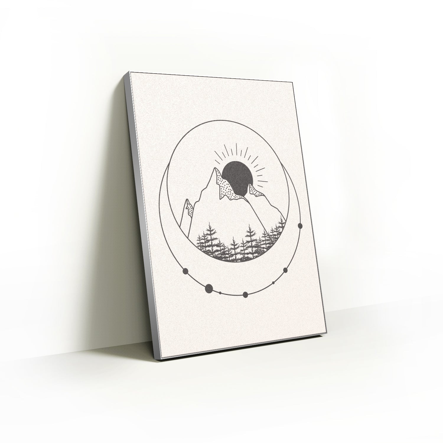 Tarot Card Art Print - Mystic Lines - Timeless Design - Knittworks